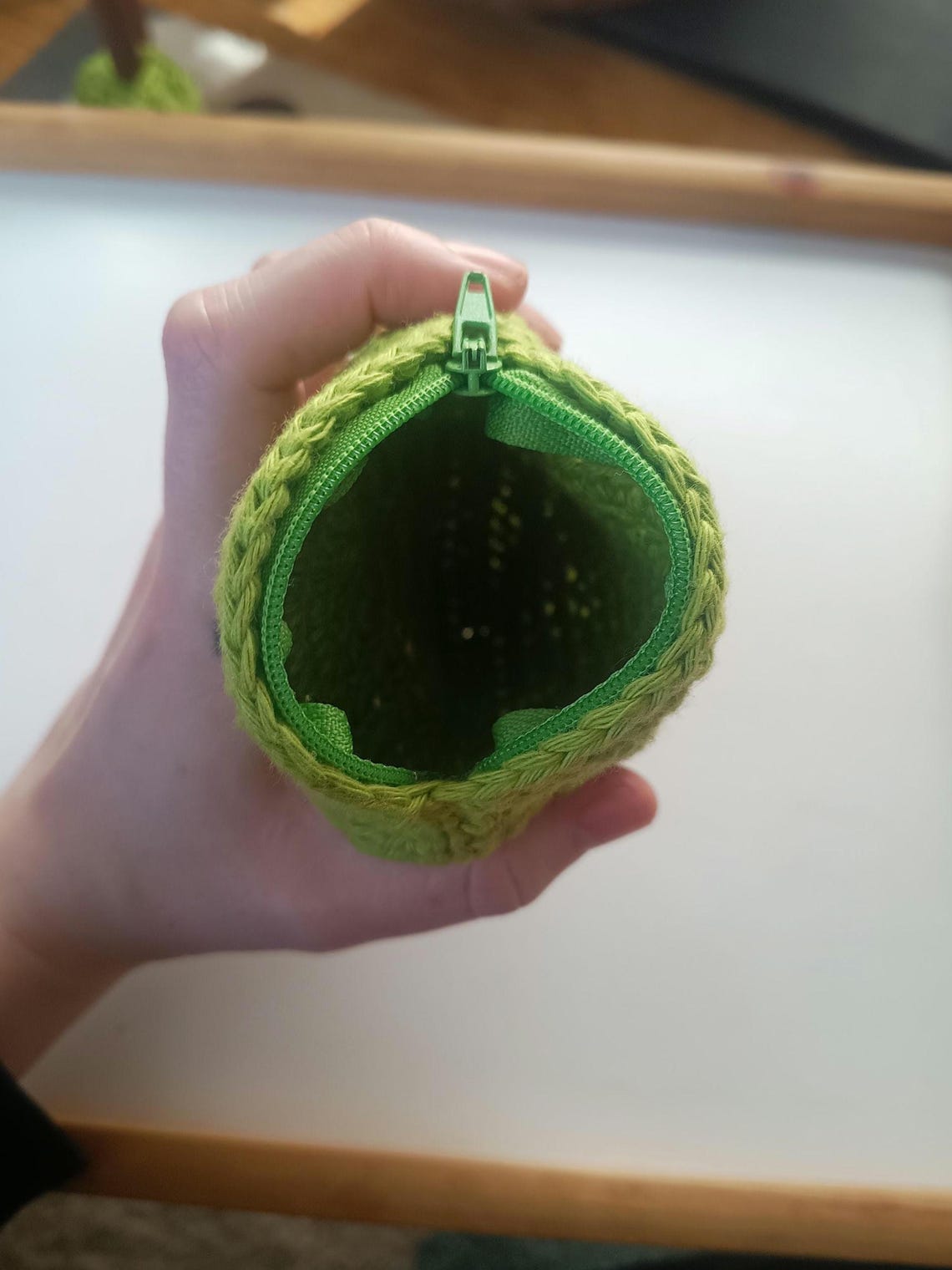 Alien Crochet Coin Purse (with Zip) - Handmade - Etsy