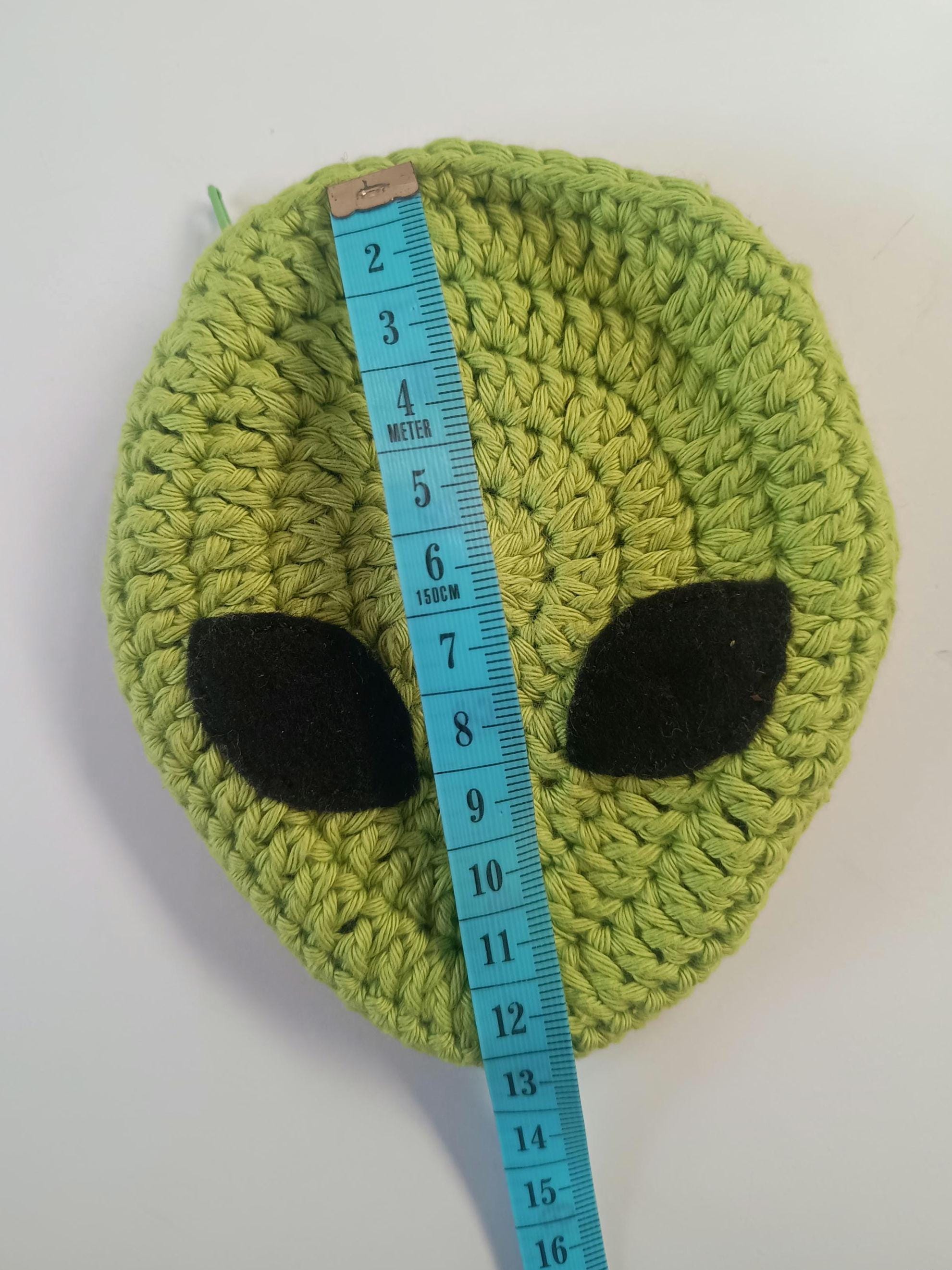 Crochet Handmade Alien Coin Purse (with Zip) - Etsy