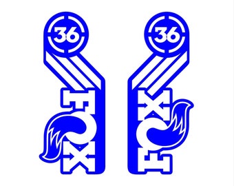 Fox Factory Style Fork Decal for 36 Mountain Bike Suspension Any Color ...