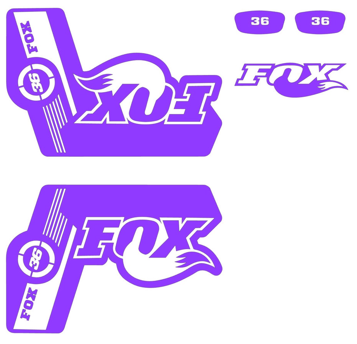Fox Factory Style Fork Decal for 36 Mountain Bike Suspension | Etsy