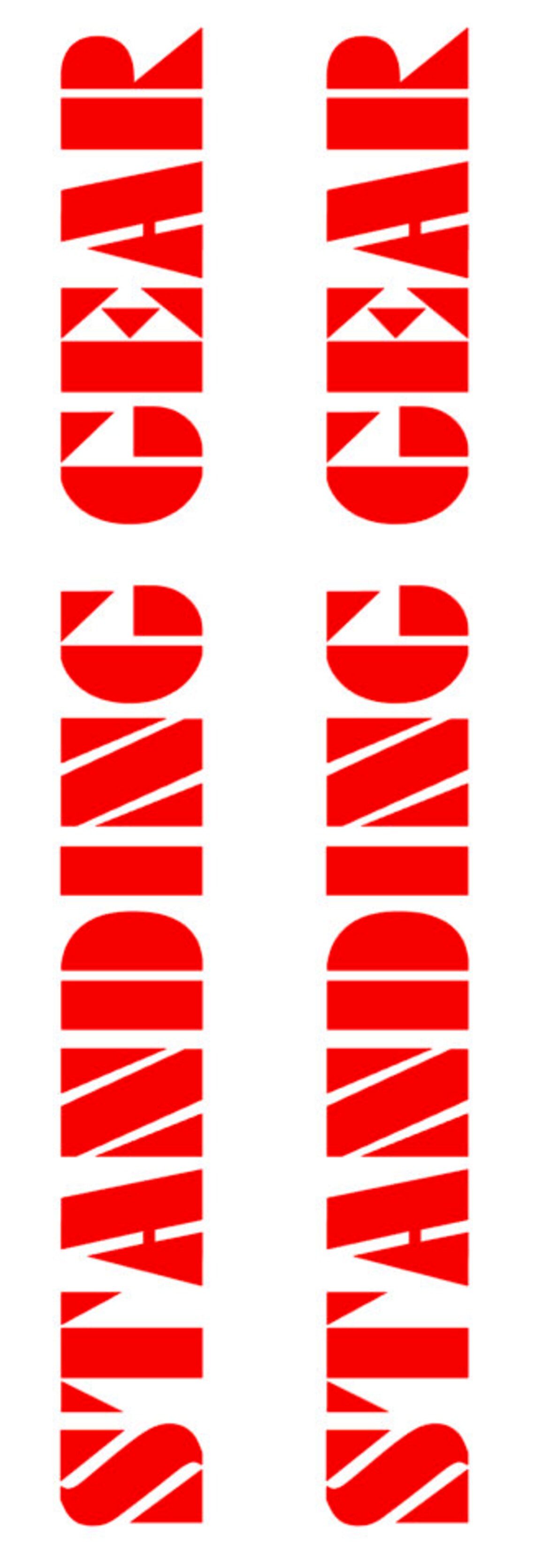 SE Racing Landing Gear-standing Gear Decal Kit for 20 | Etsy