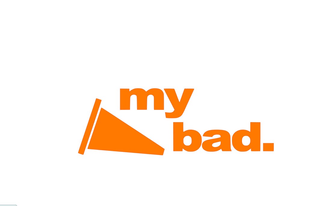 Autocross My Bad Cone Vinyl Car Window Orange Decal Die Cut Stickers ...