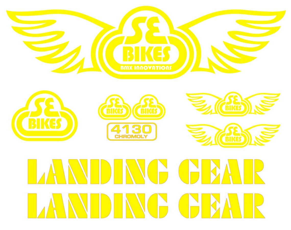 SE Racing Quadangle Decal Kit for 20 With Landing Gear | Etsy