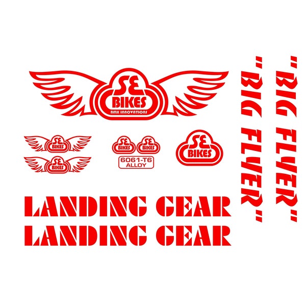 Se Bikes Landing Gear Sticker - Etsy