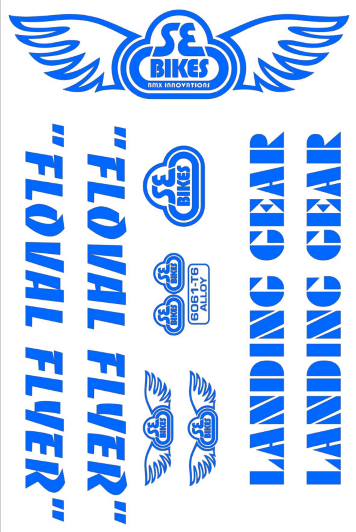 SE Racing Floval Flyer Decal Kit for 24 With Landing | Etsy