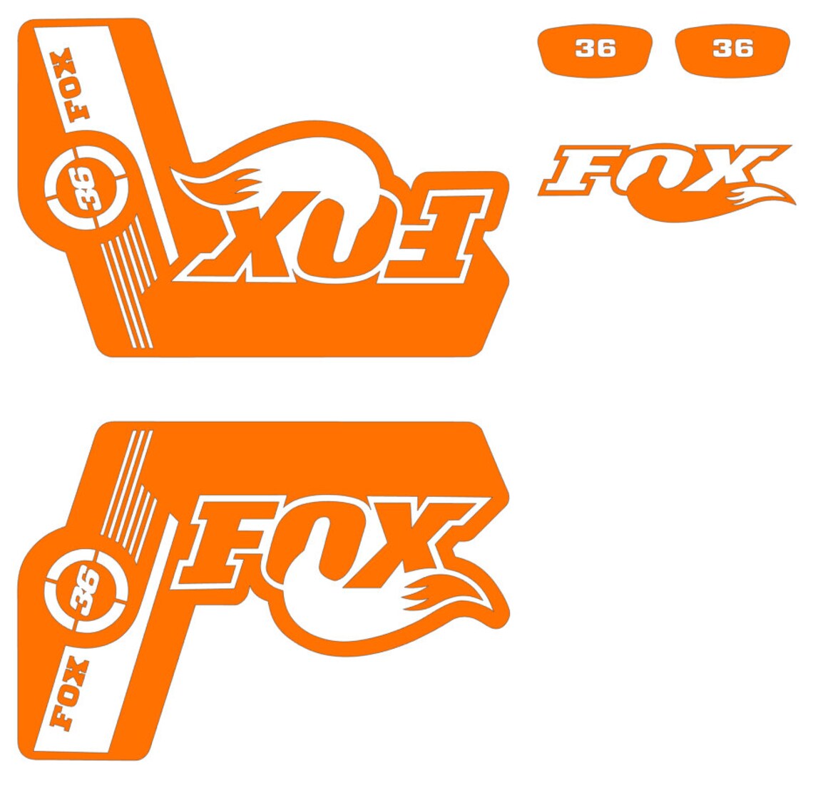 Fox Factory Style Fork Decal for 36 Mountain Bike Suspension | Etsy