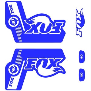 Fox Factory Style Fork Decal for 40 Mountain Bike Suspension Any Color ...
