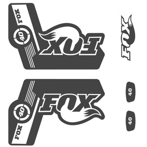 Fox Factory Style Fork Decal for 40 Mountain Bike Suspension Any Color ...
