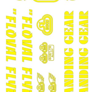 SE Racing Floval Flyer Decal Kit for 24" With Landing Gear Fork, BMX ...