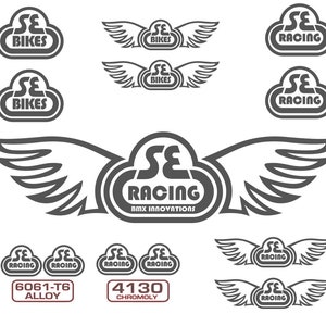 SE Racing SE Bikes Decal Kit Old School BMX You Pick Color - Etsy