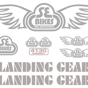 SE Racing Quadangle Decal Kit for 20" With Landing Gear Fork, BMX You ...