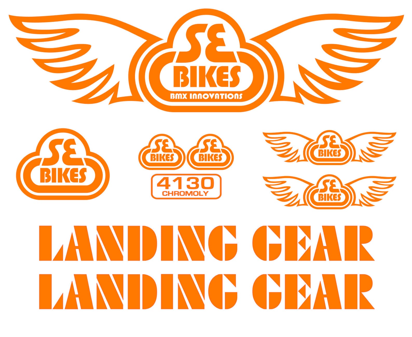 SE Racing Quadangle Decal Kit for 20 With Landing Gear | Etsy