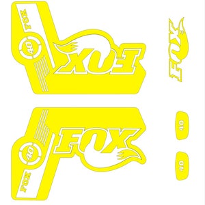 Fox Factory Style Fork Decal for 40 Mountain Bike Suspension Any Color ...