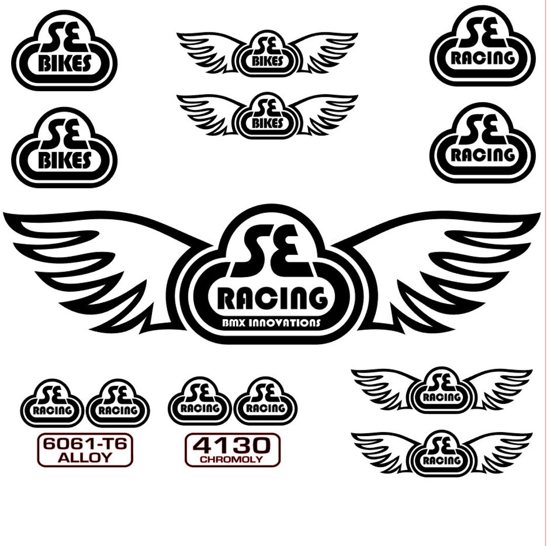 SE Racing SE Bikes Decal Kit, Old School BMX Freestyle, You Pick the ...