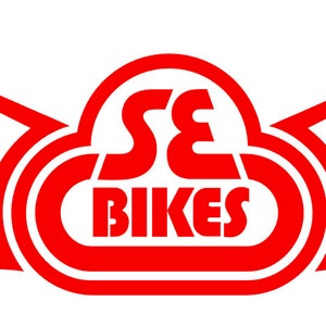 SE Racing Wing Decal: BMX Bike Frame, Bars, Seat Post, SE Bikes, Pk ...