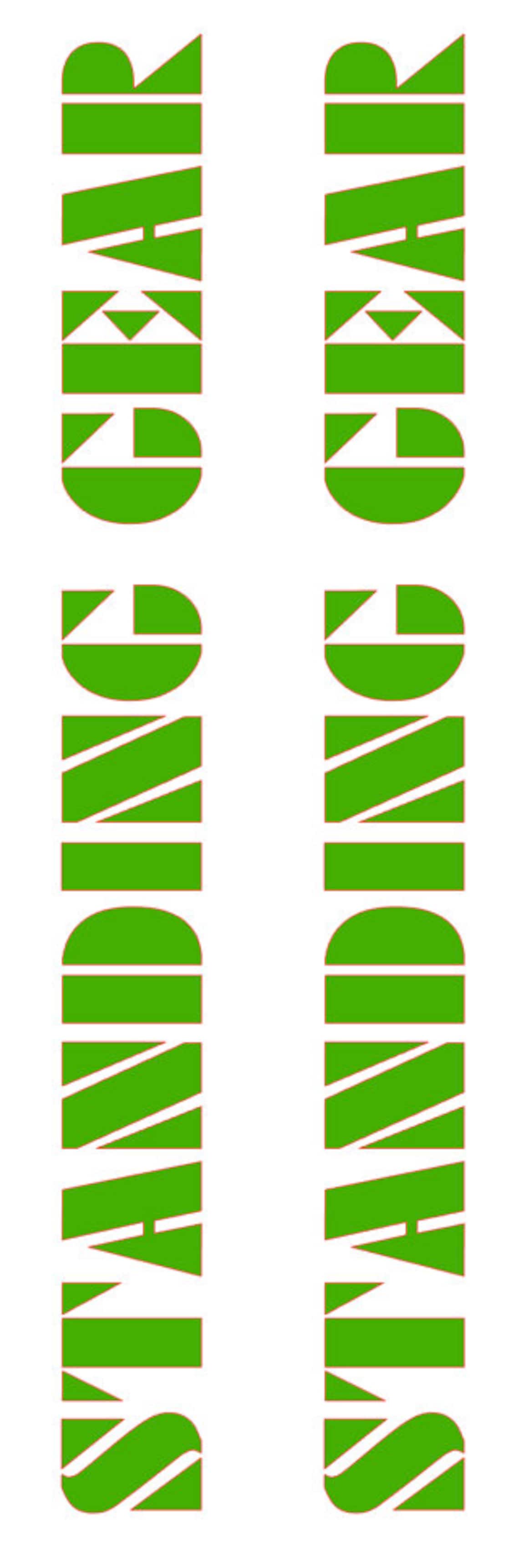 SE Racing Landing Gear-standing Gear Decal Kit for 20 | Etsy