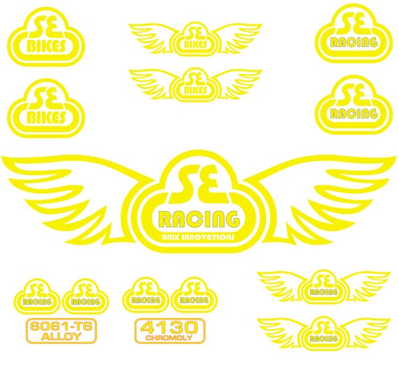 Se Racing Logo SE Bikes Stickers & Decals – SE BIKES Powered By