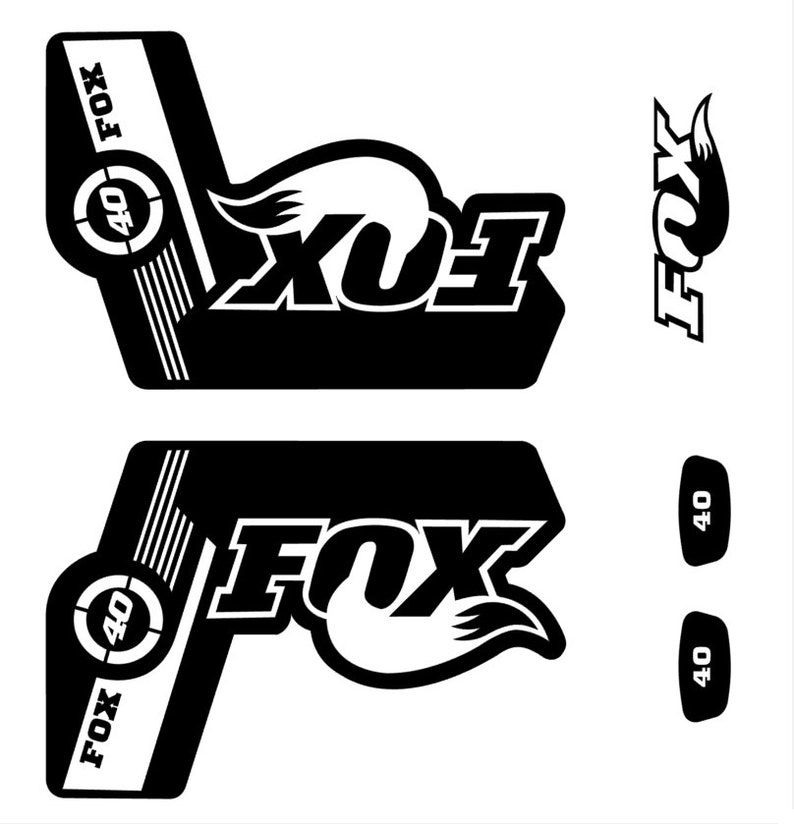 Fox Factory Style Fork Decal for 40 Mountain Bike Suspension Any Color ...