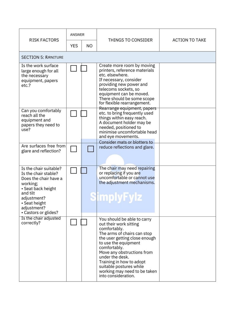 Display Screen Equipment Dse Risk Assessment Template - vrogue.co Display Screen Equipment Dse Risk Assessment Template - vrogue.co