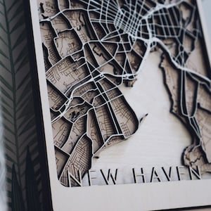 New Haven City Map - Etsy