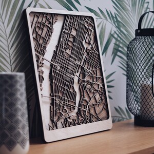 Manhattan City Map - Etsy