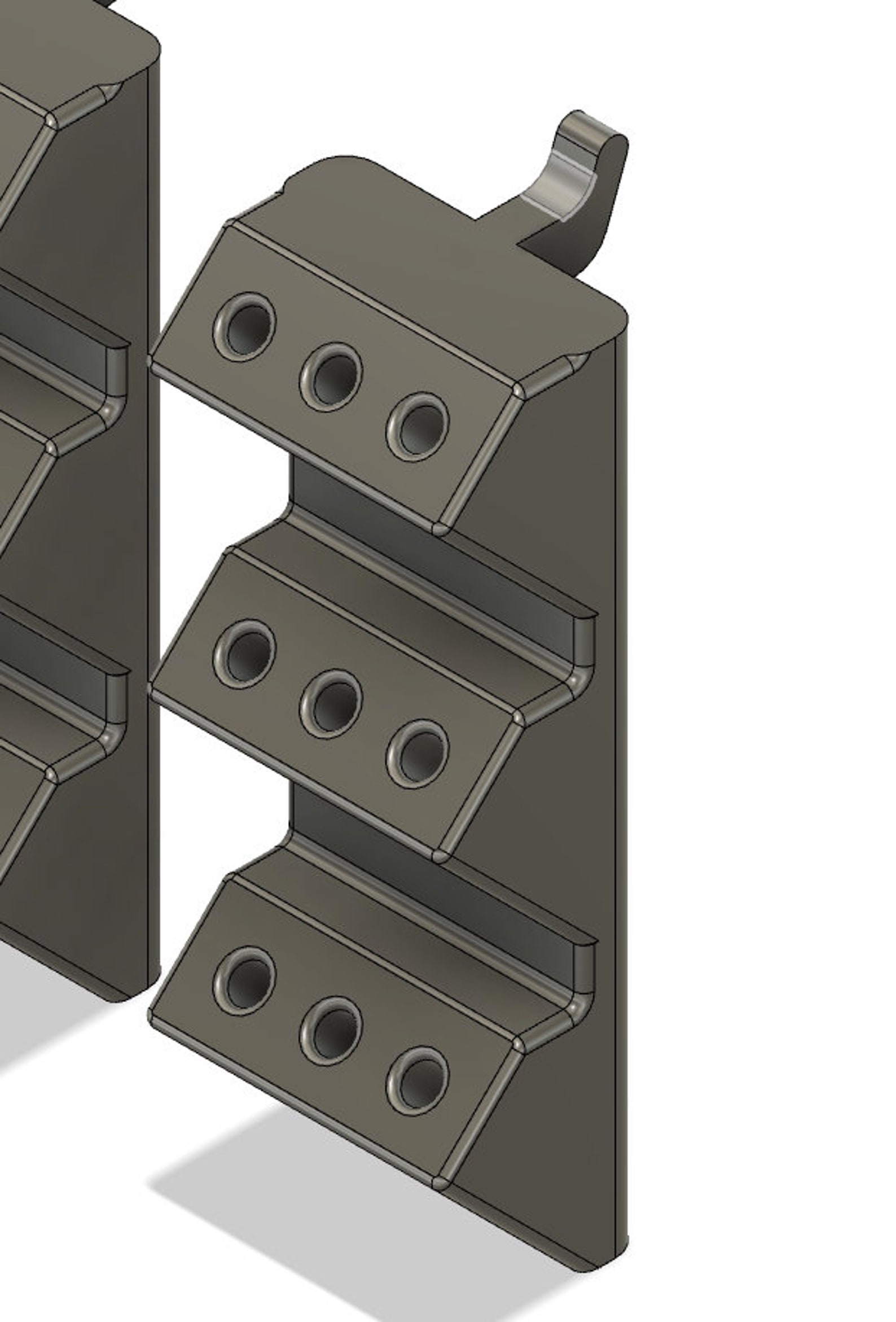 CNC bit holder for pegboards pack of 3. Multiple bit size | Etsy