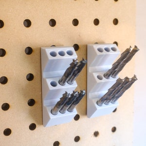 CNC Bit Holder for Pegboards Pack of 3. Multiple Bit Size - Etsy