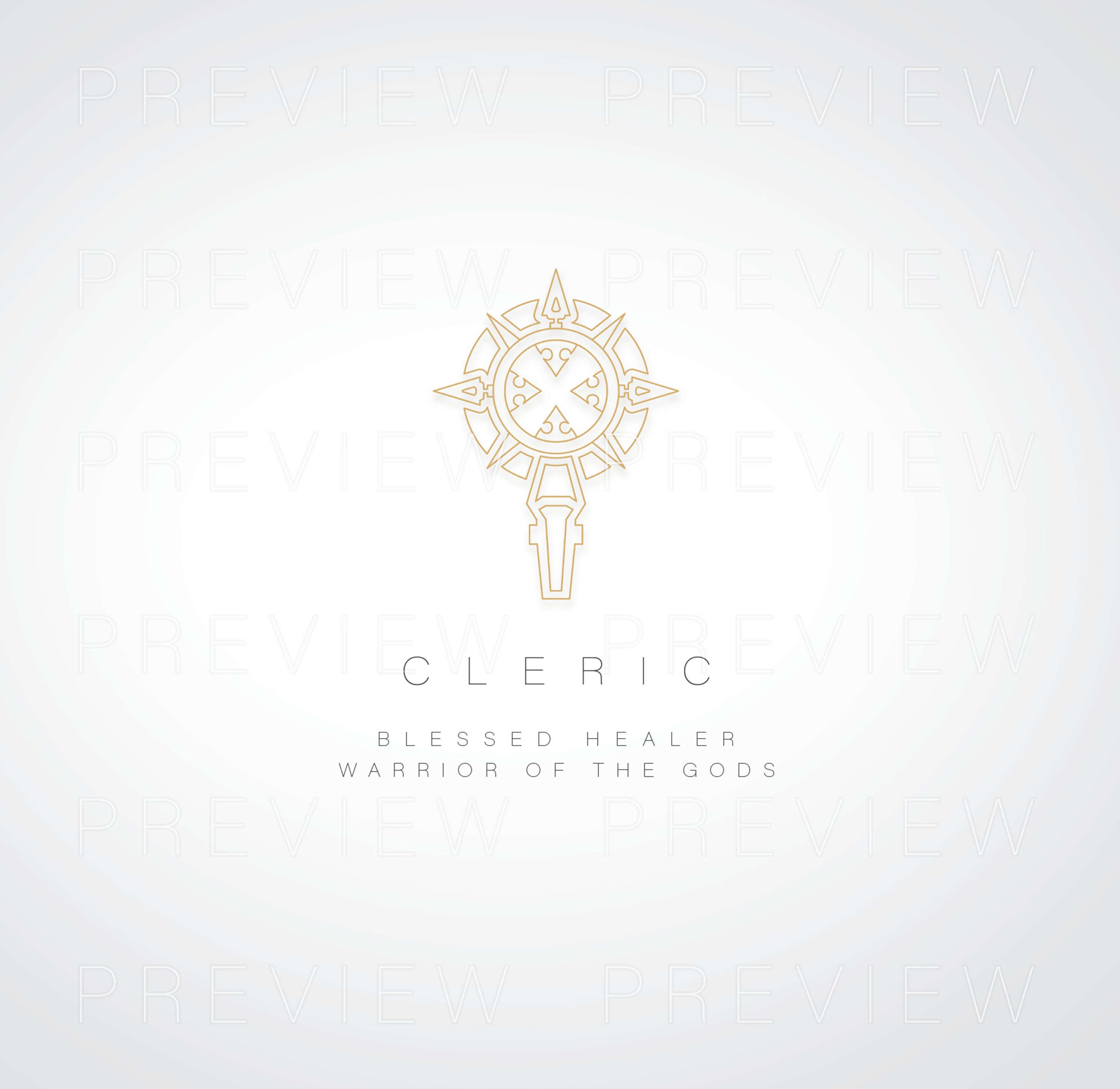 Cleric RPG D&D Wallpaper Desktop Tablet and Phone | Etsy