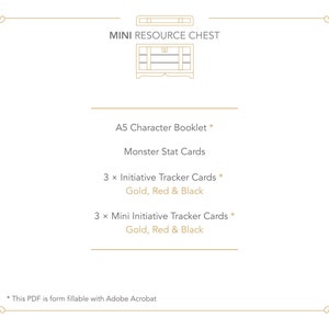 Mini Dungeon Master Resource Chest Christmas Gift for D&D Fillable PDF ...