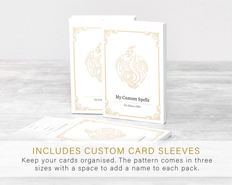 Blank Spell Cards Fillable PDF D&D Spell Templates - Etsy