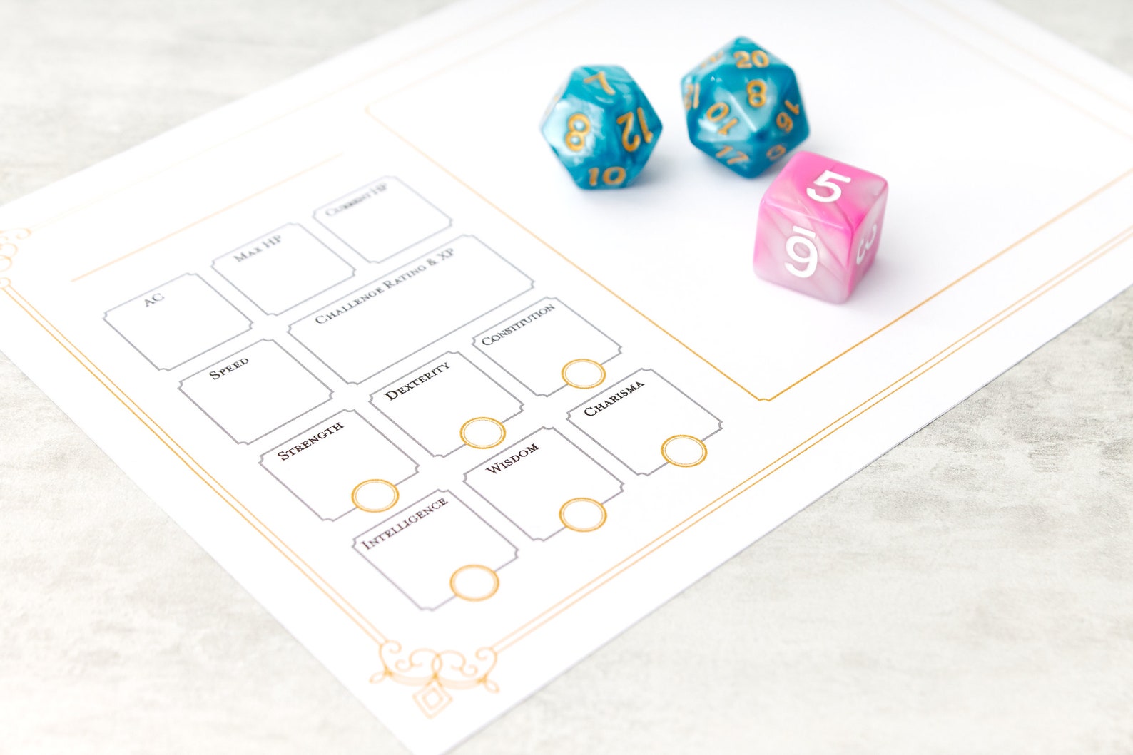 Monster Stat Cards Fillable PDF NPC Combat Cheat Sheets - Etsy