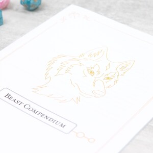 Beast Companion A5 Booklet Wild Shape Druid D&D Dungeons and Dragons ...