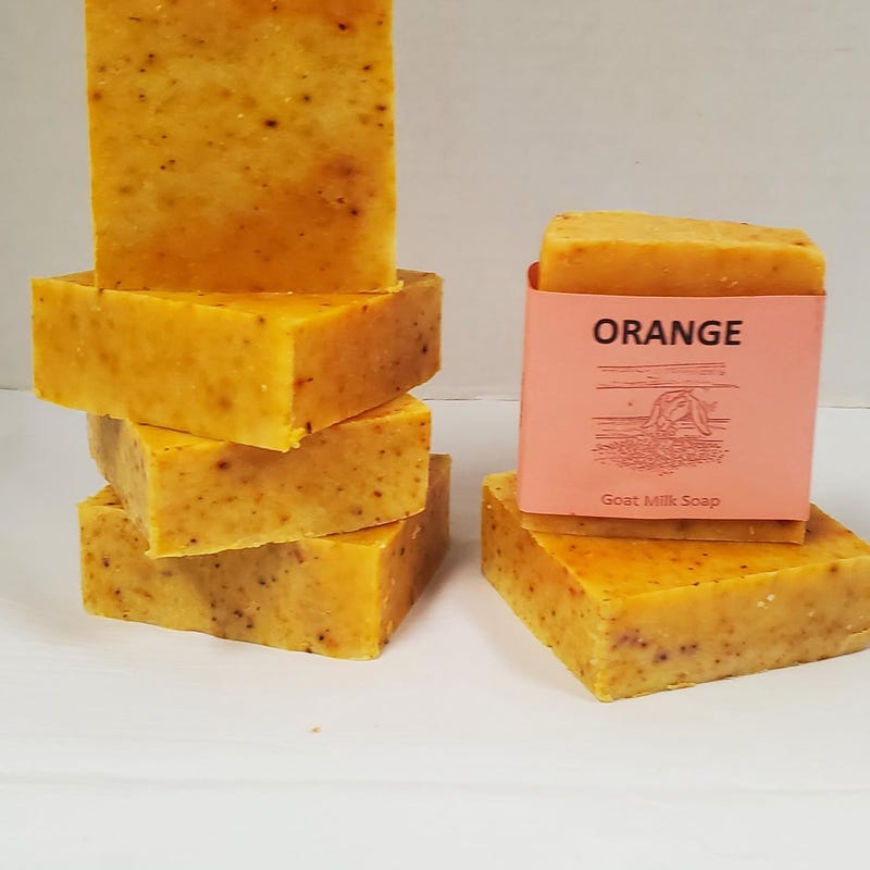 Orange Soap - Etsy