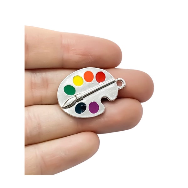 Paint Palette Charm - Etsy