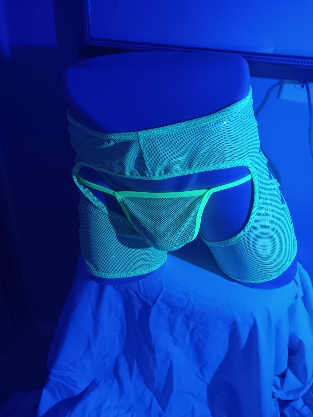 3pc Short Chaps Neon - Etsy