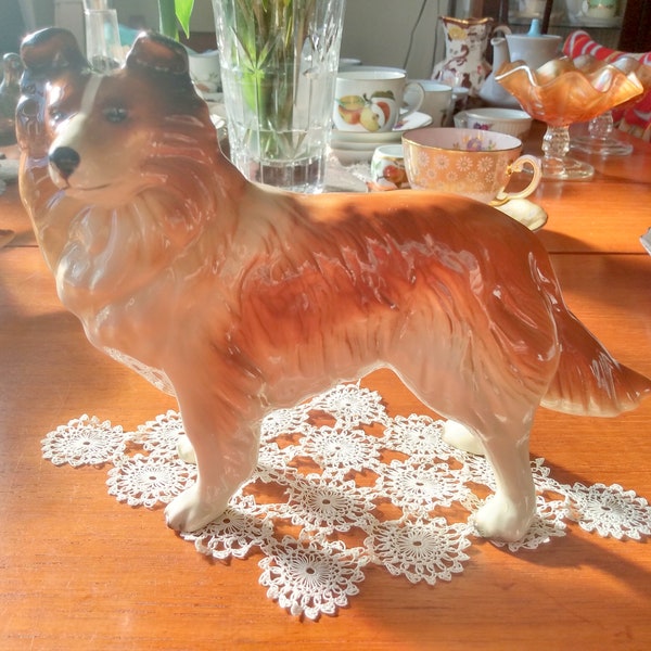 Collie Figurine - Etsy