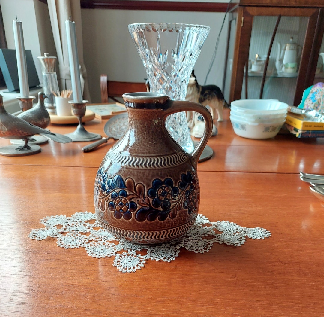 Rare Vintage Marzi & Remy Pottery Jug. Salt Glazed Studio Art Jug in ...