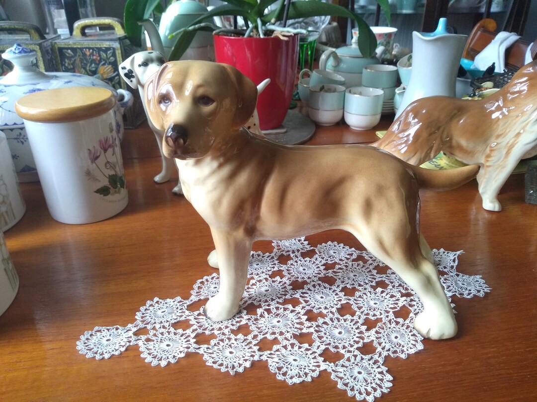 Coopercraft Golden Labrador(large 9") Vintage Glazedfigurine. Made in ...