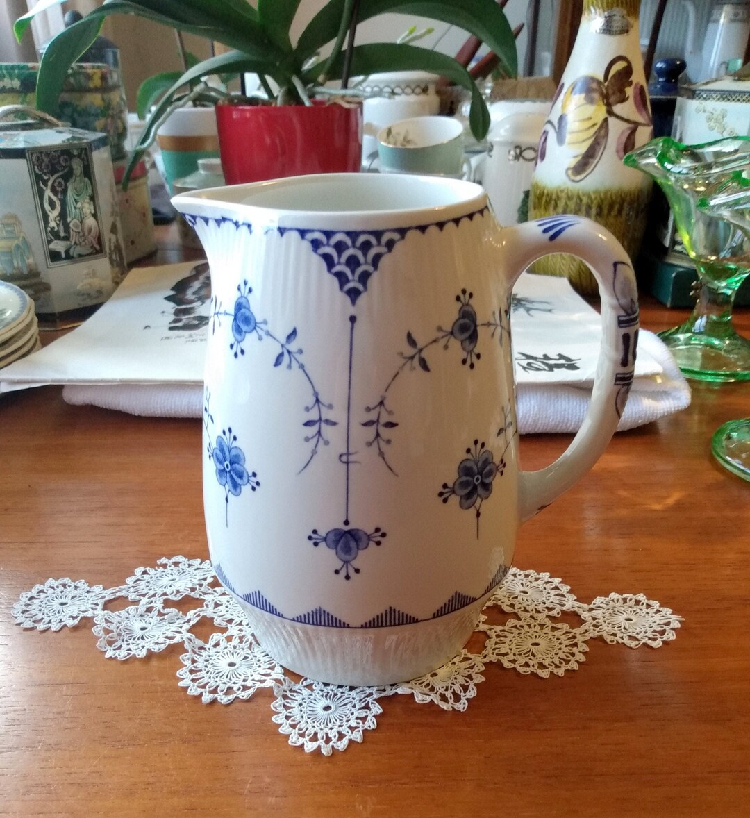 Furnivals Rare Large Milk/juice Jug(1 1/2 Pint) in the Iconic Blue ...