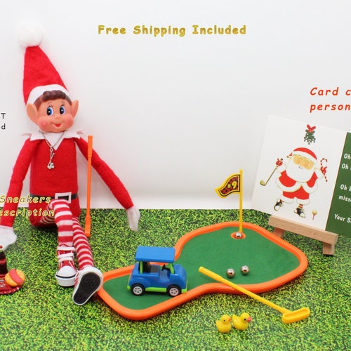 Elf Prop Golf Clubs Elf Accessory Elf Sports Dollhouse - Etsy