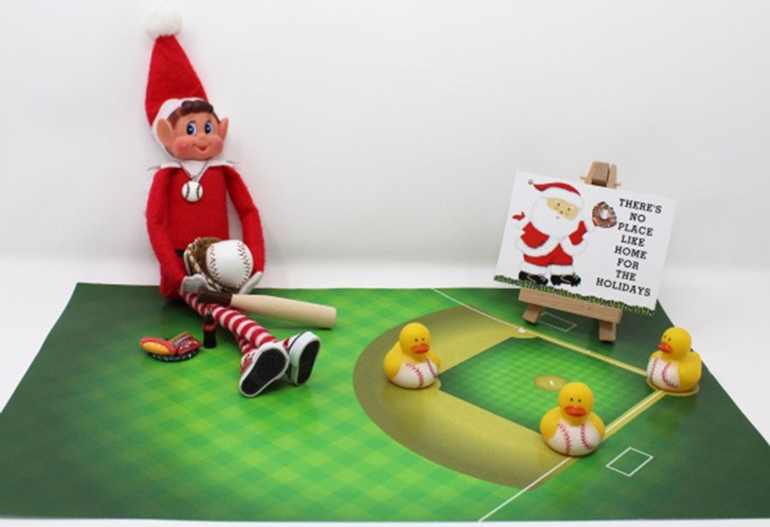 The Elf Caper-there's No Place Like Home Baseball Elf Prop Kit, Elf ...