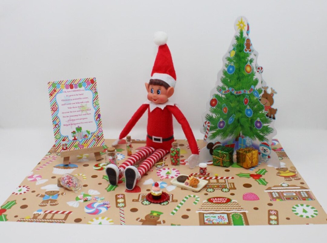 CLOSEOUT SALE!!! Sweetest Hello Elf Prop Kit, Elf Activity Kit, Elf ...