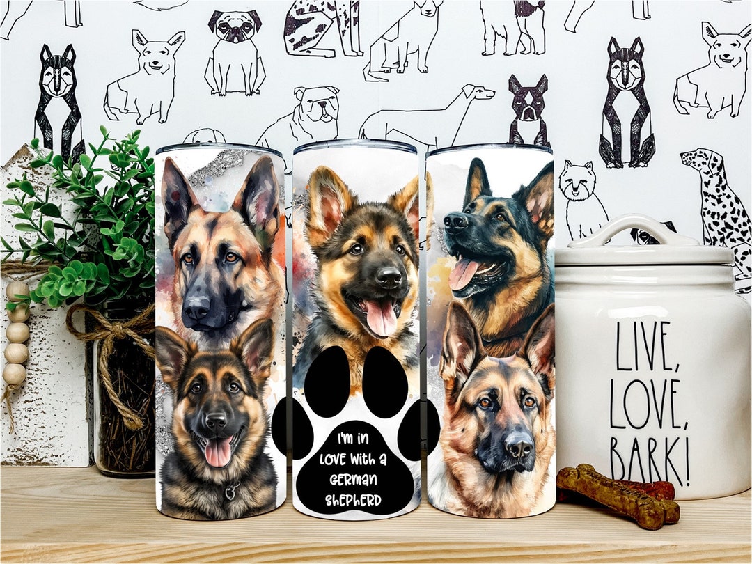 German Shepherd Tumbler, German Shepherd Lover, German Shepherd Cup ...