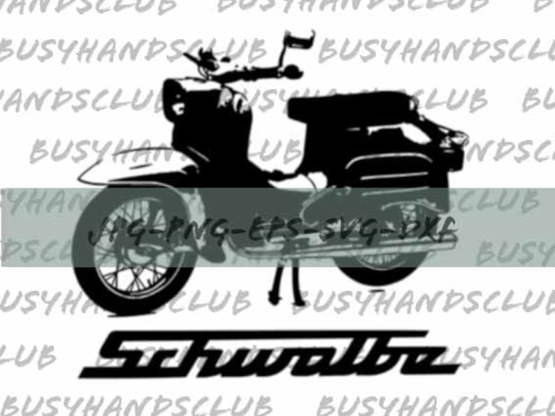Simson Schwalbe PNG SVG Set Moped Mokick DDR Pippi Digital - Etsy