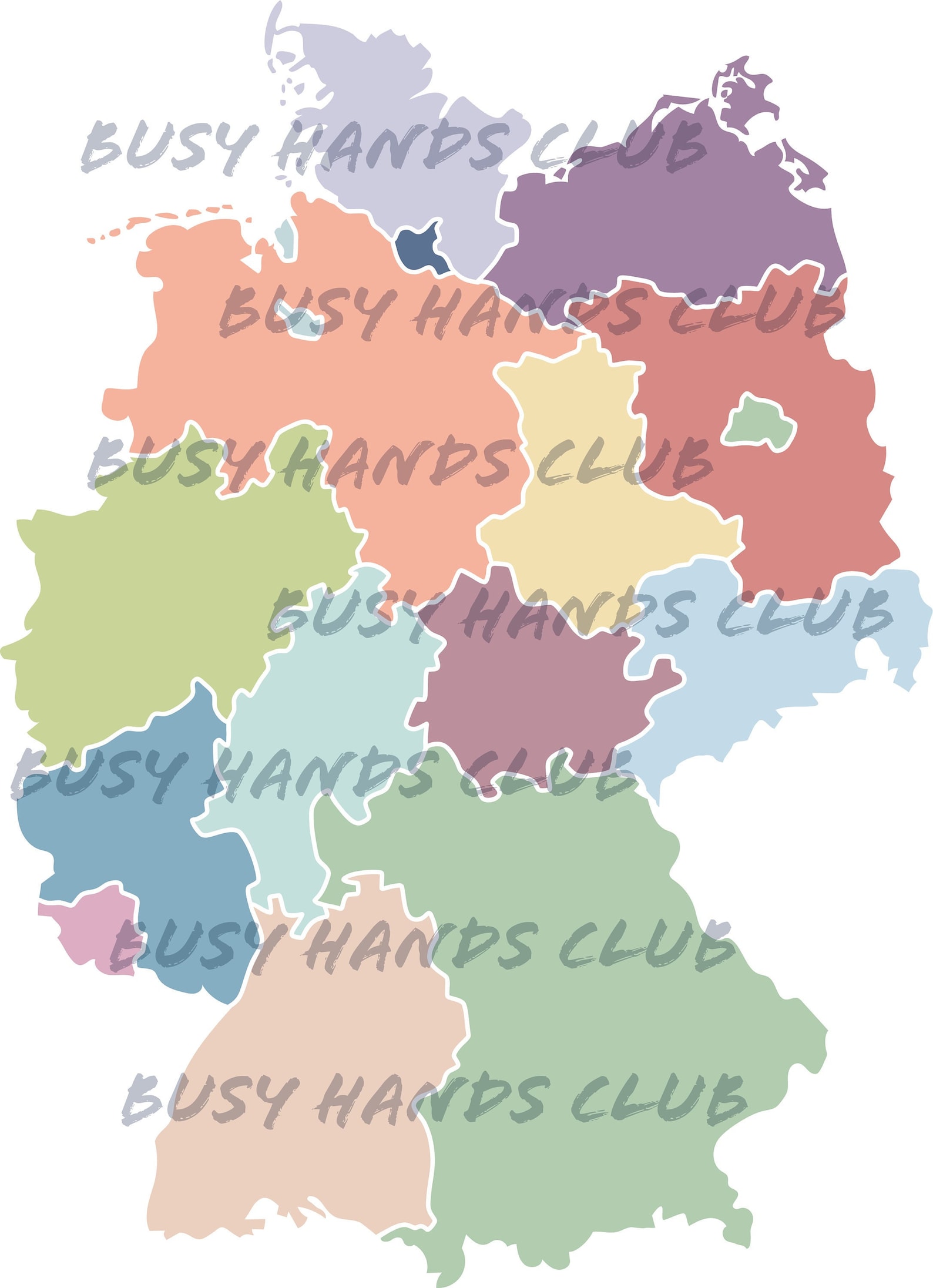Deutschland Bundesländer Bundesland SVG Digitale Datei für DIY | Etsy