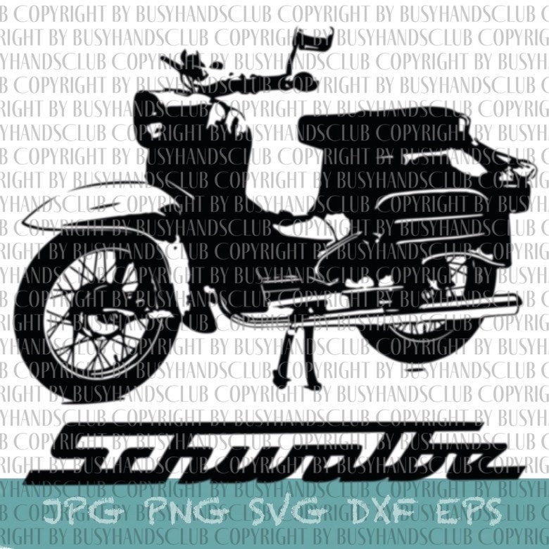 Simson Swallow PNG SVG Set Moped Mokick GDR Pippi Digital - Etsy