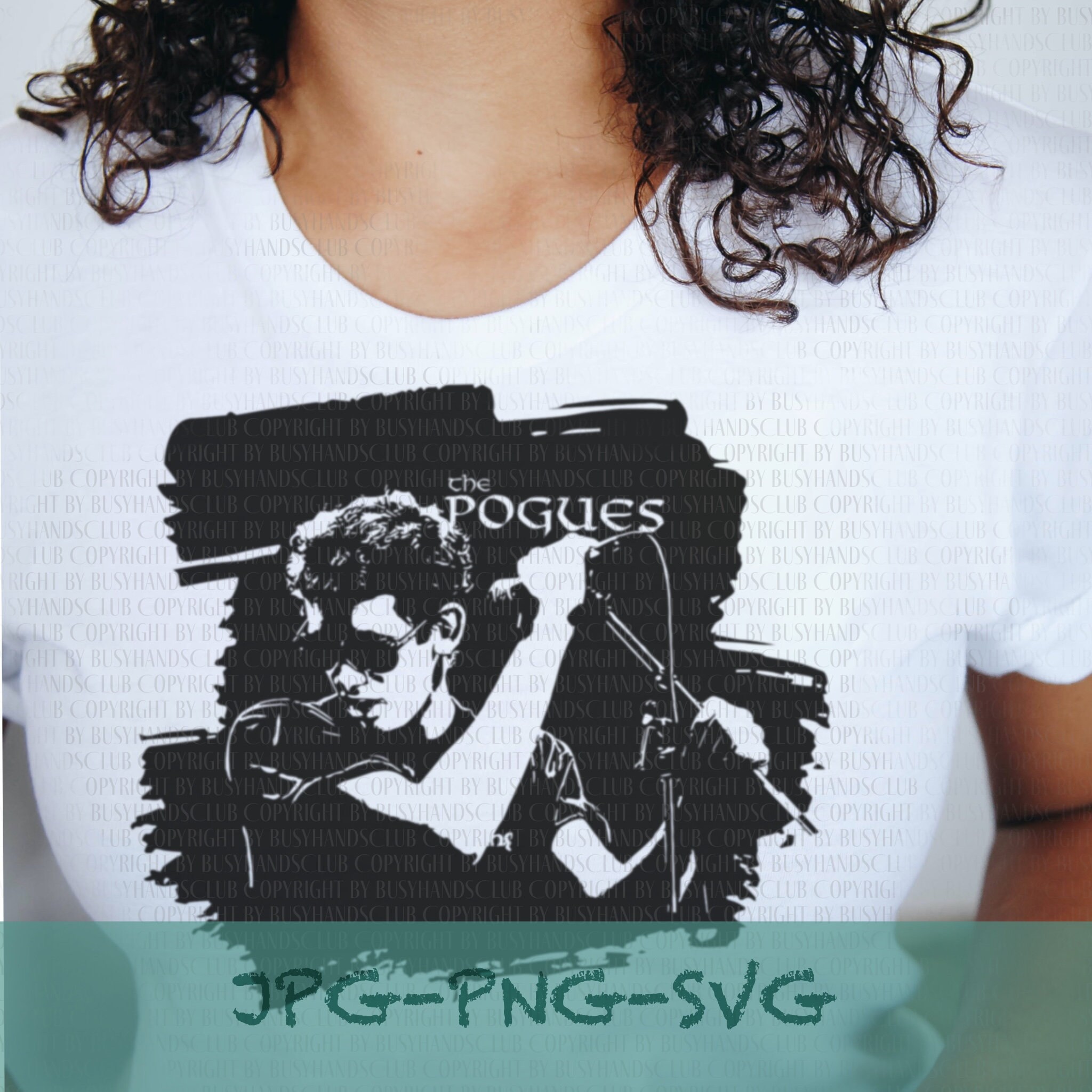 Shane Macgowan the Pogues SVG Digital File Png Jpg for T-shirt Gift ...