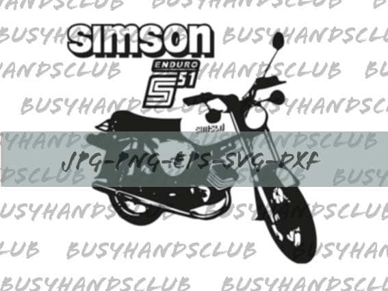 Simson Swallow PNG SVG Set Moped Mokick GDR Pippi Digital - Etsy