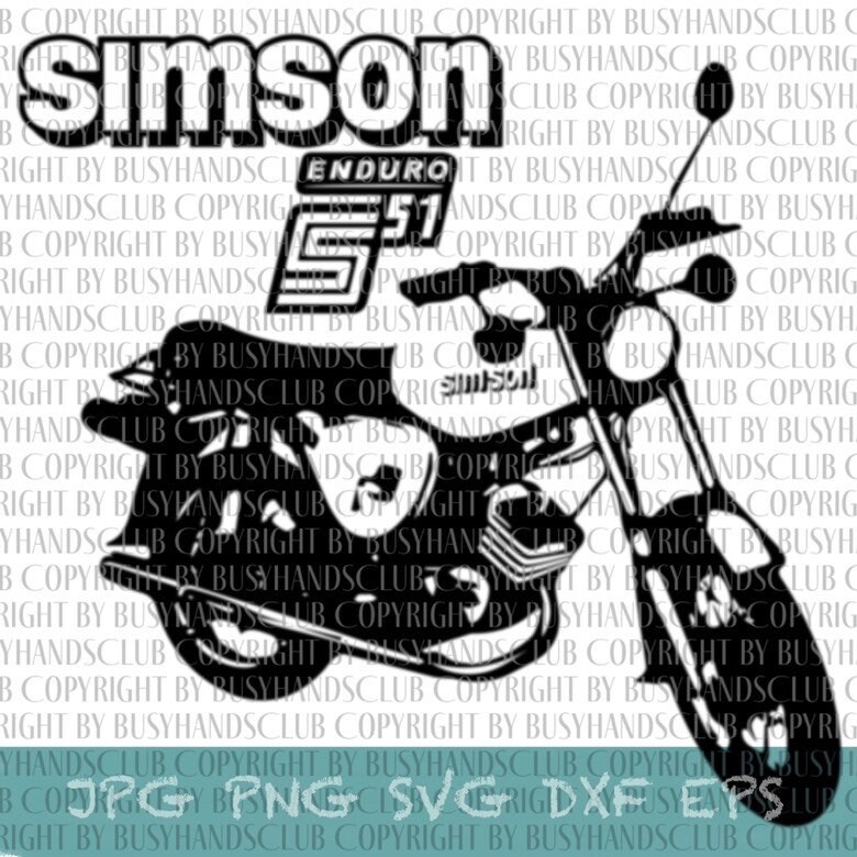 Simson Swallow PNG SVG Set Moped Mokick GDR Pippi Digital - Etsy