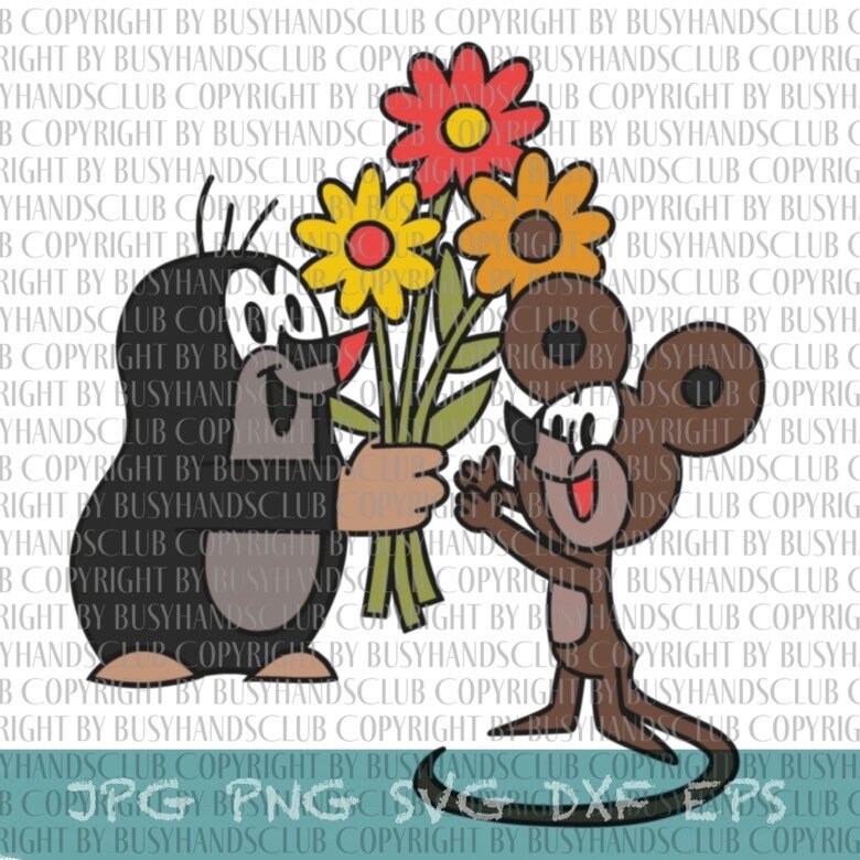 Mole Clipart Illustration Children's Series Sandman SVG - Etsy